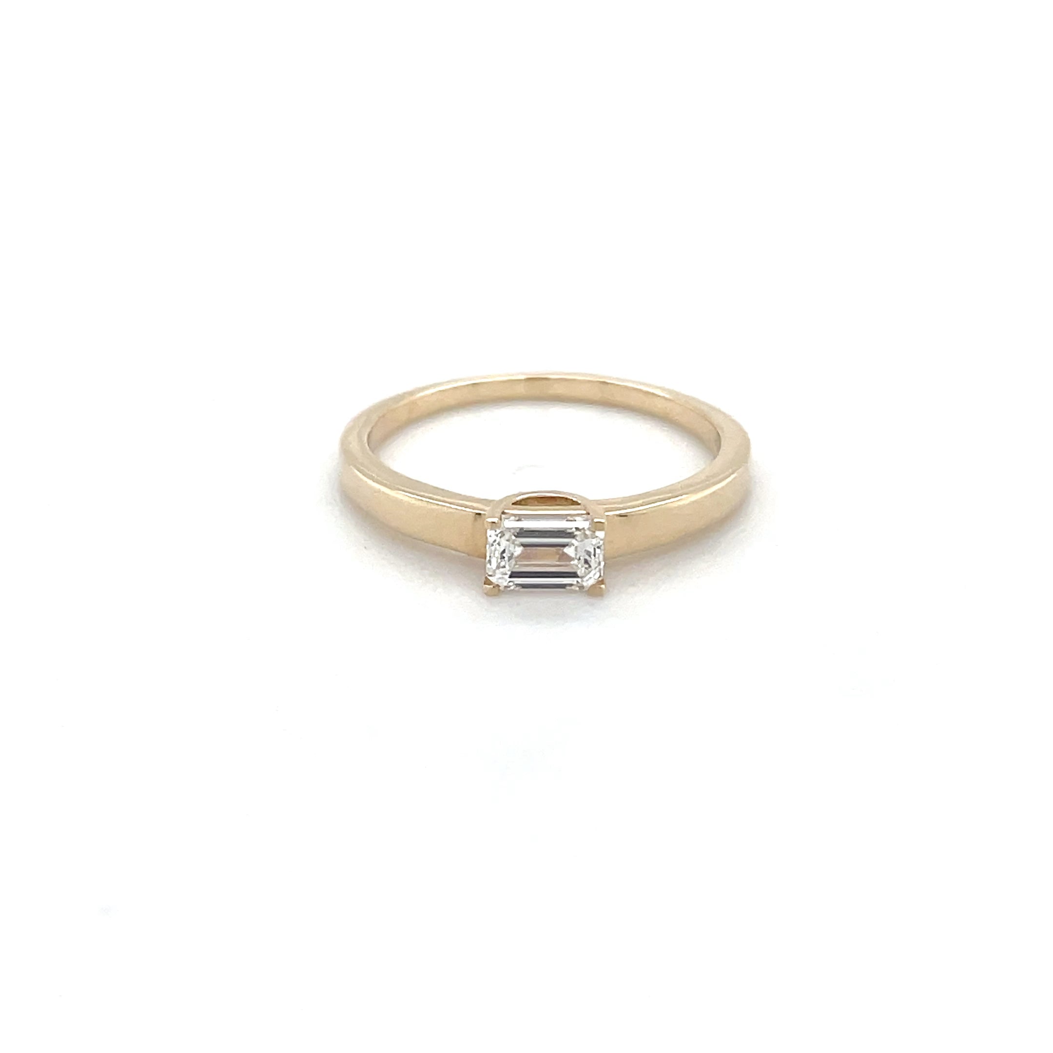 Baguette Diamond 9ct Yellow Gold Ring – Matt Loretan Jewellery