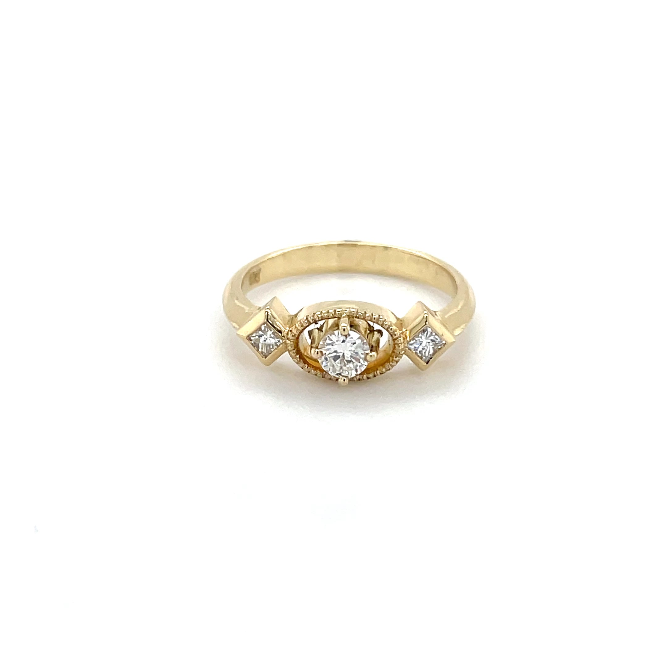 Solaria 18ct Yellow Gold Diamond Ring – Matt Loretan Jewellery